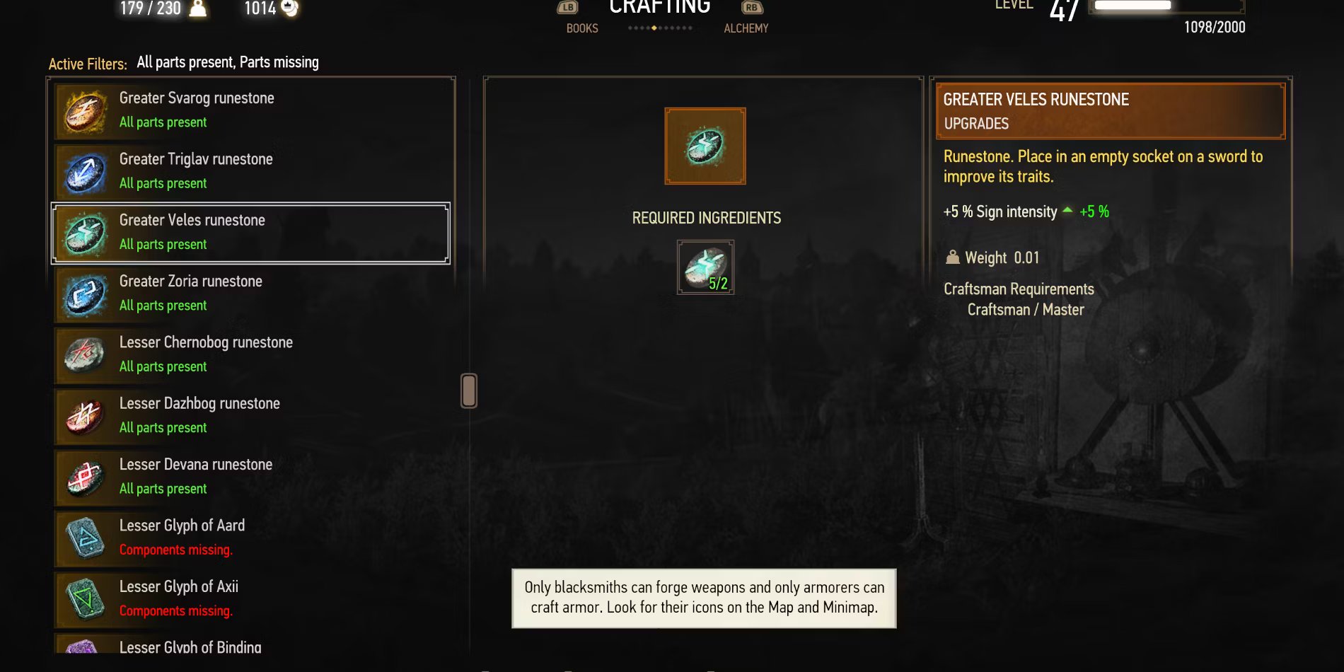 The Witcher 3 – Guia completo de Runas e Glifos - Critical Hits