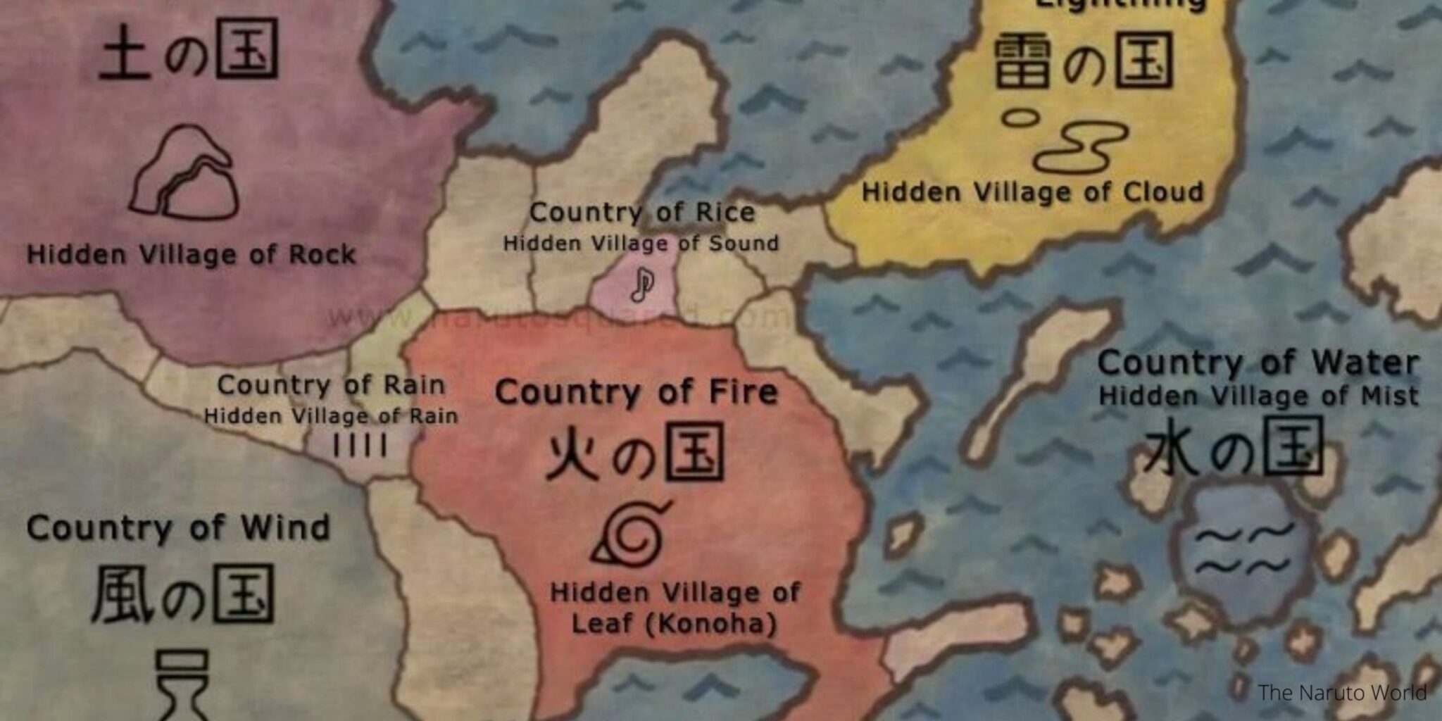 Naruto - Conheça todas as nações ninjas da história - Critical Hits