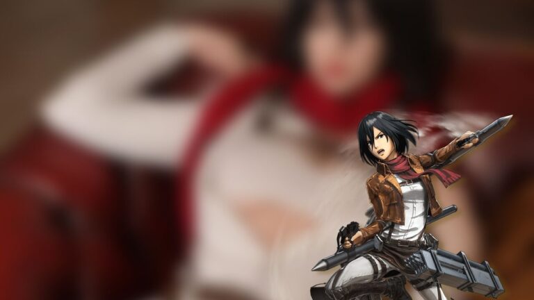 Modelo bahoonkas encanta com um atraente cosplay da Mikasa de Attack on ...