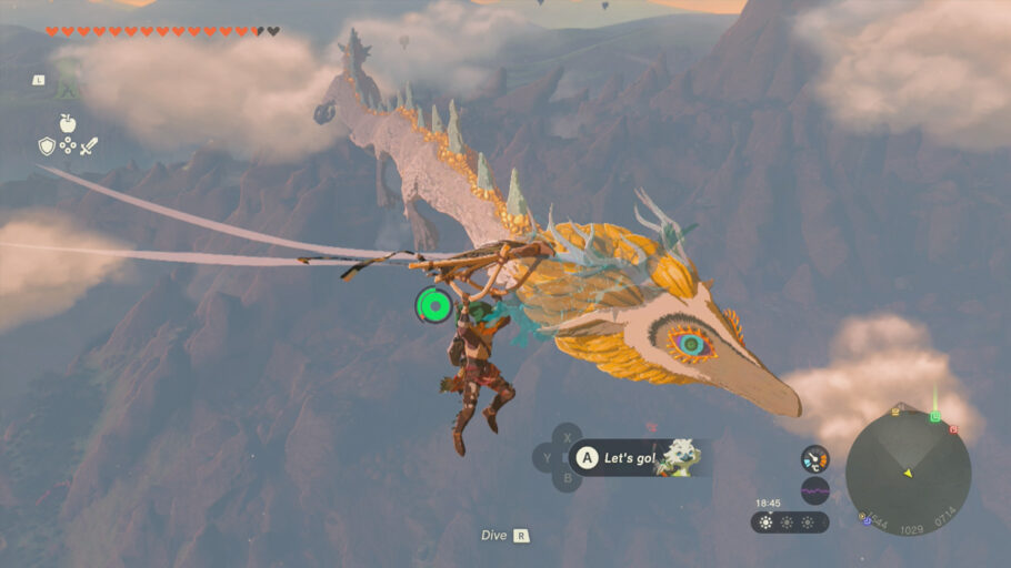 Zelda Tears of the Kingdom - Localização dos quatro Dragões - Critical Hits