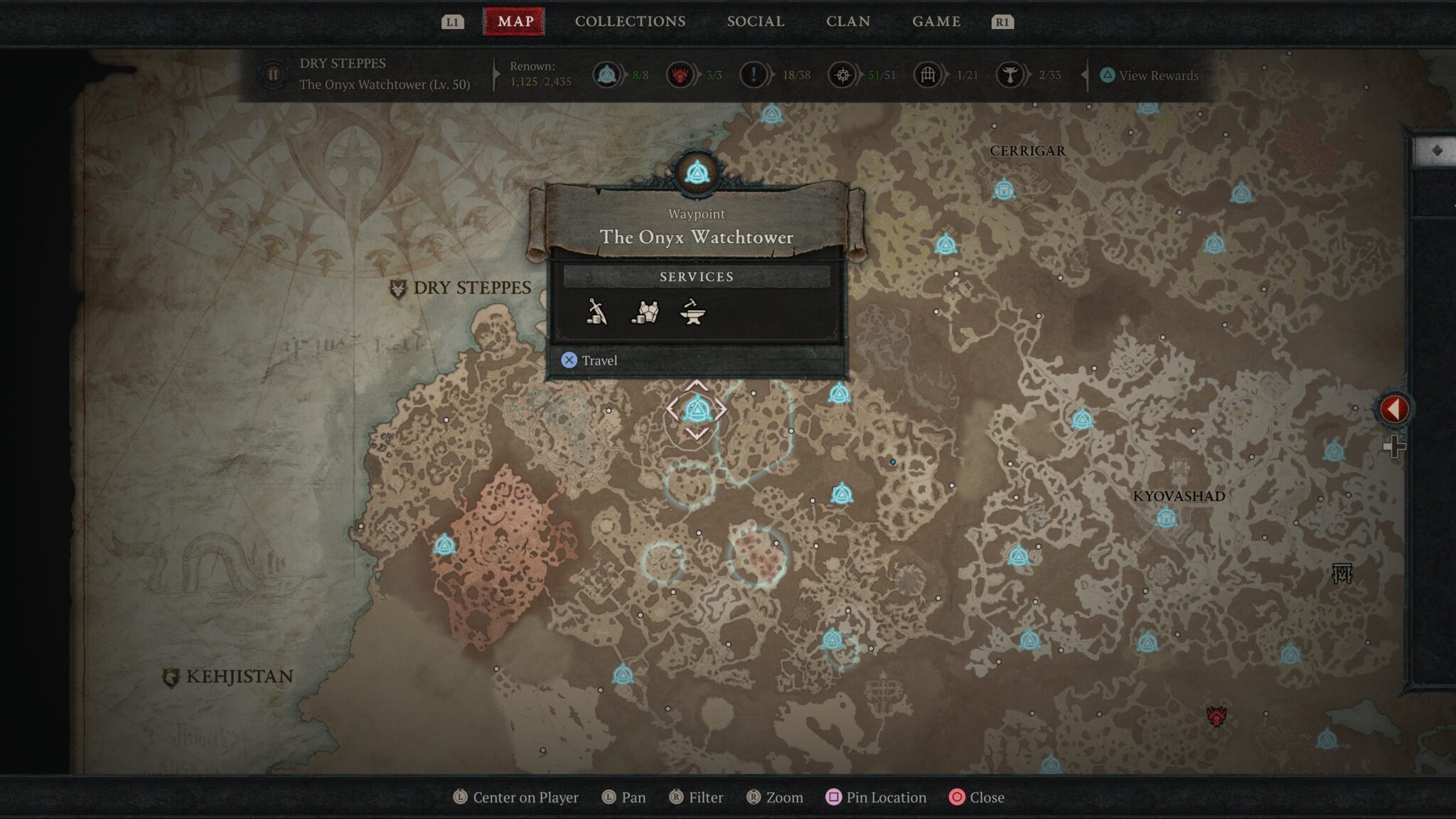 Diablo 4 - Todos os Marcos de Senda (waypoints) em Estepes Áridas ...