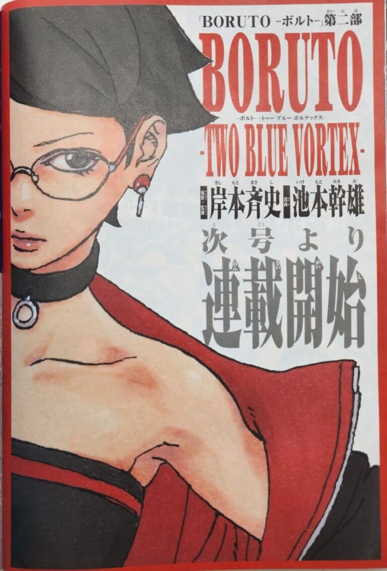 Visual Oficial Da Sarada Após Time Skip De Boruto é Revelado Critical