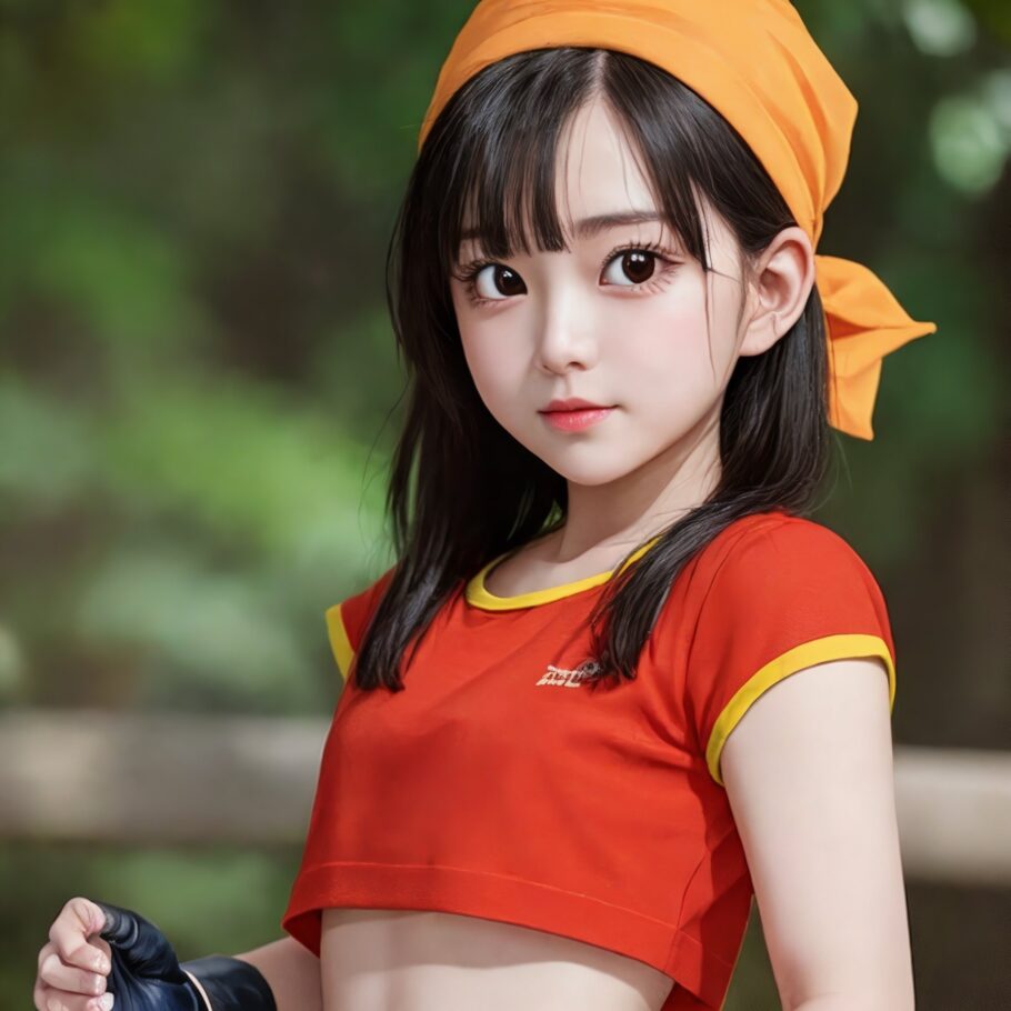 Inteligência Artificial retrata Pan de Dragon Ball como uma garota da ...