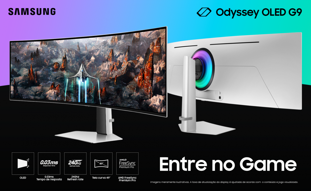 Monitor Samsung Odyssey OLED G9 chega ao Brasil - Critical Hits