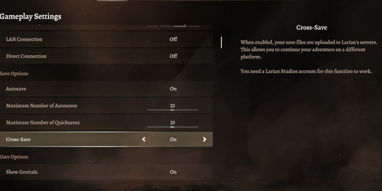 Baldur's Gate 3 - Como ativar o Cross Save - Critical Hits