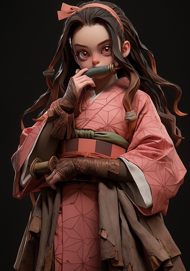 Nezuko de Demon Slayer é Recriada em Forma 3D Ultra-realista por IA ...