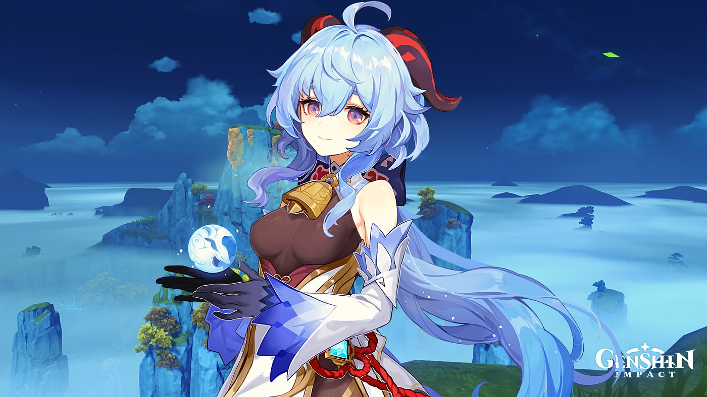 Modelo DJ HARU fez um elegante cosplay da Ganyu de Genshin Impact ...