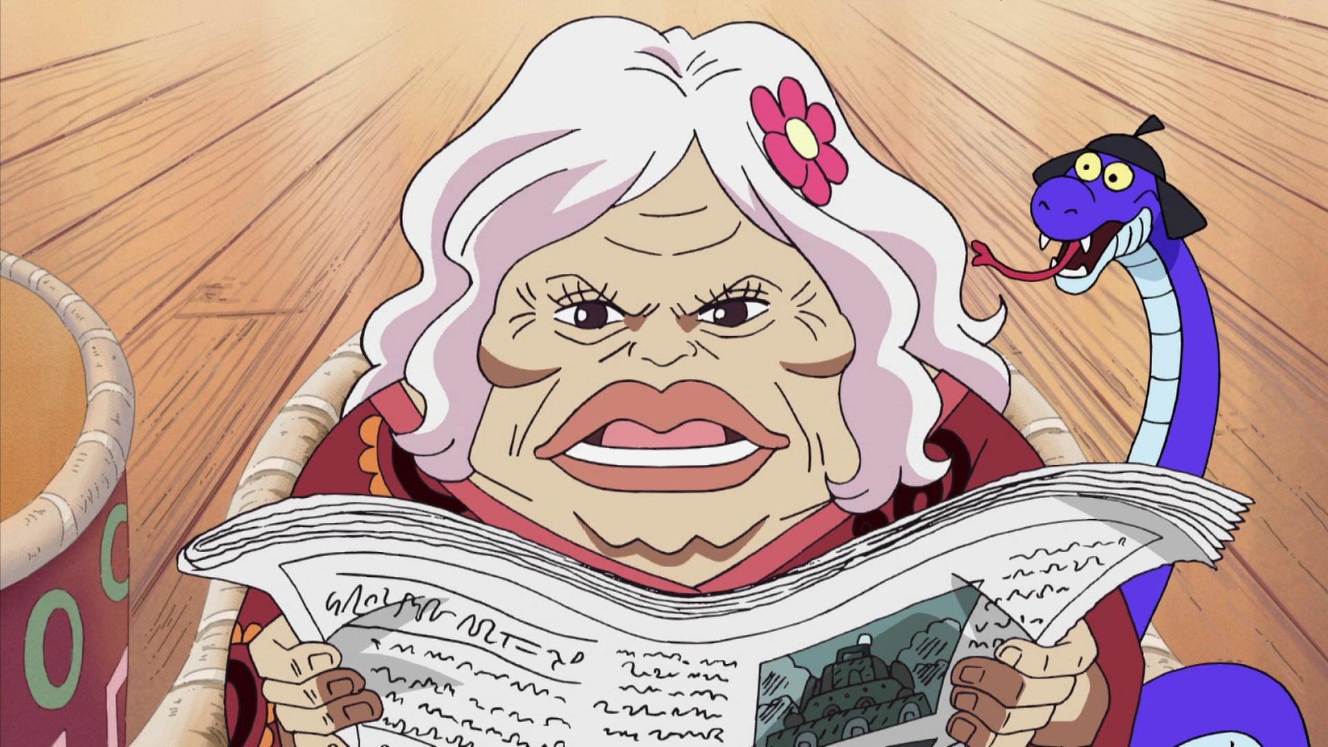 One Piece 1096 faz uma revelação bombástica sobre a Vovó Nyon ...