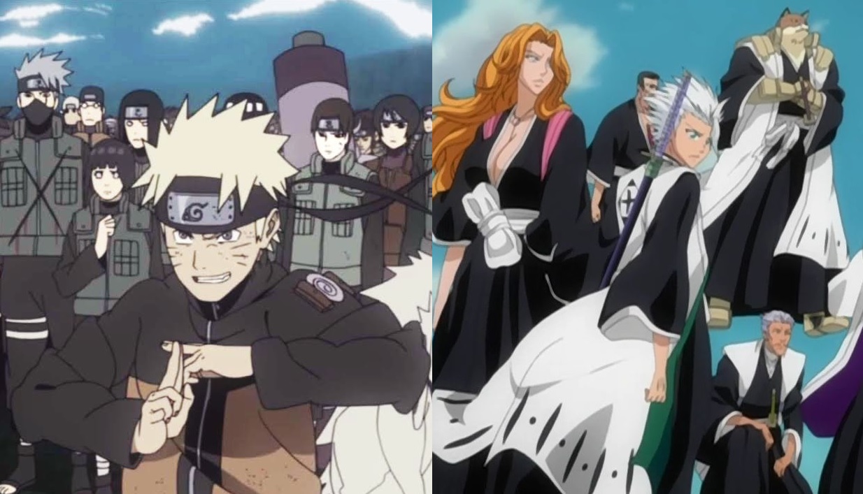 Veja como seriam os ninjas de Naruto como capitães de Bleach - Critical ...