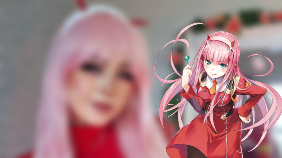 Cosplayer encanta com fascinante visual da Zero Two de Darling in the ...