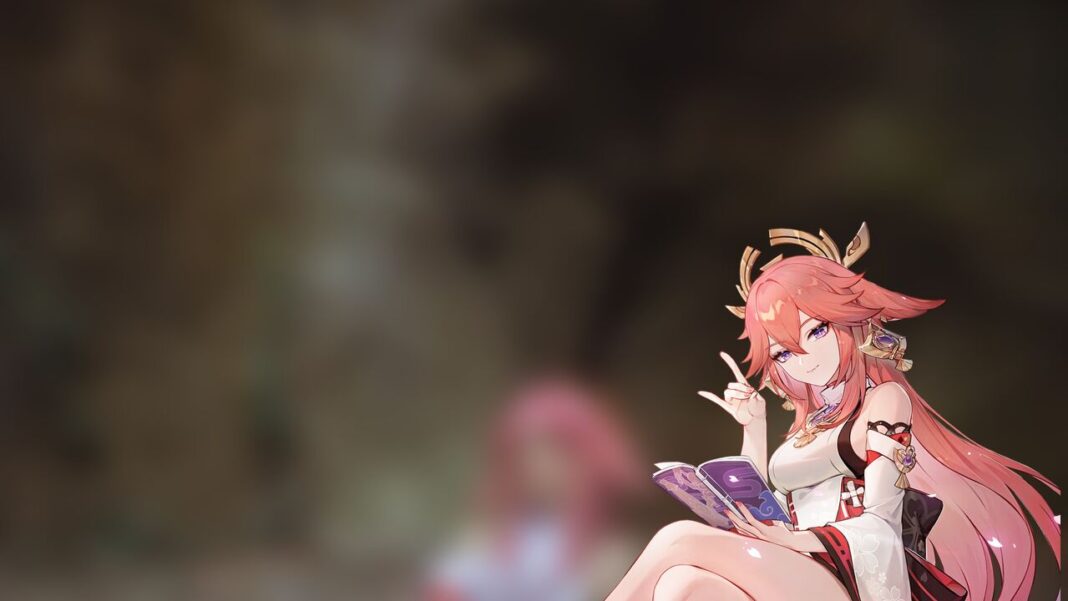 Modelo selyse.cos encanta com seu autêntico cosplay da Yae Miko ...