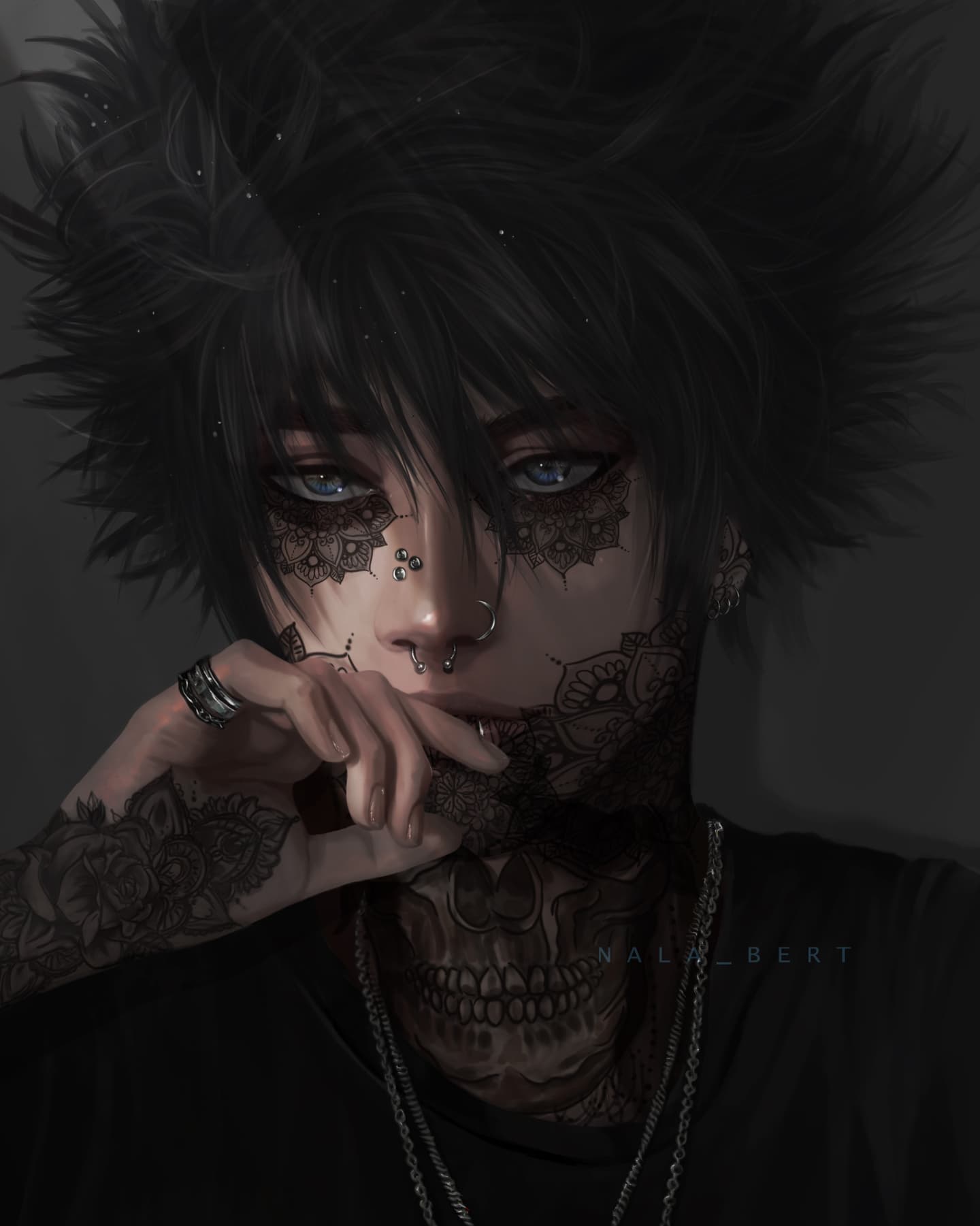 Artista imaginou como seria uma versão realista de Dabi de My Hero ...