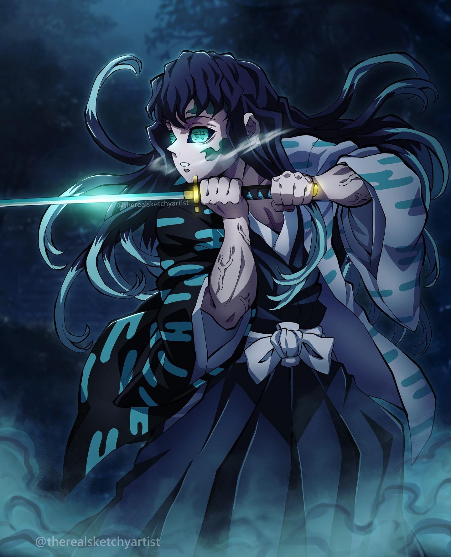 Demon Slayer - Artista imaginou como seria a forma demoníaca de ...