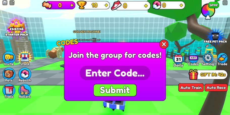Roblox Race Simulator - Códigos para itens grátis (março 2024 ...