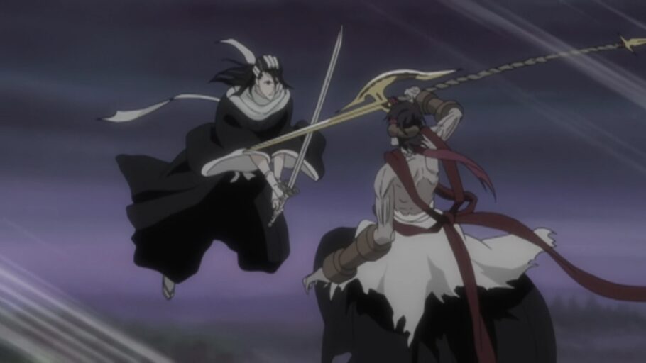 Bleach - Em qual episódio Byakuya luta contra Kōga? - Critical Hits