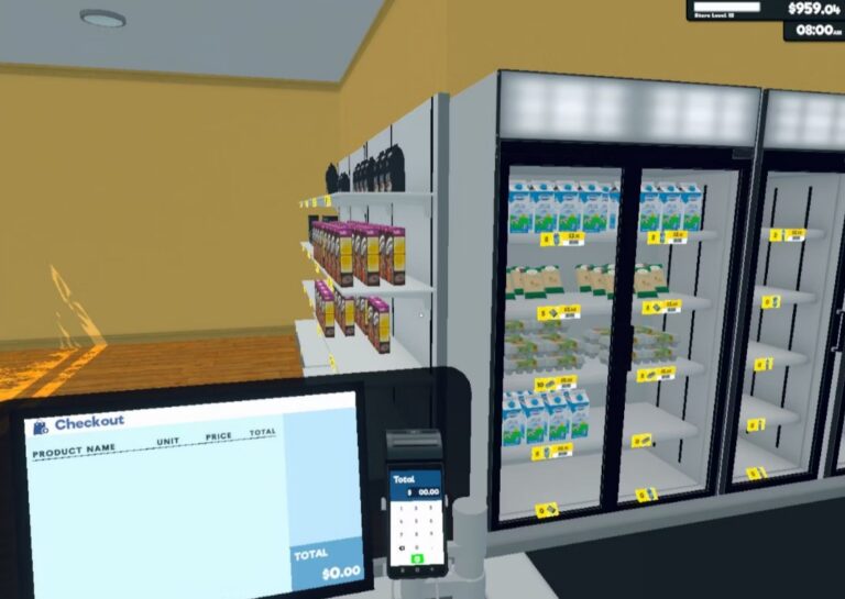 Supermarket Simulator - Como desbloquear novos produtos - Critical Hits