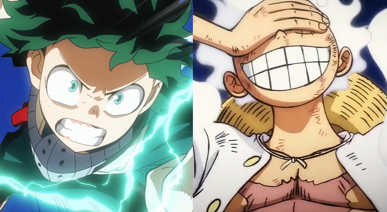Veja como seria Deku de My Hero Academia com o Gear 5 de One Piece ...