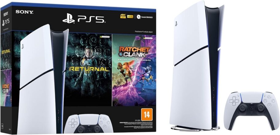 Sony lança bundle do PS5 Slim Digital com 2 jogos no Brasil - Critical Hits