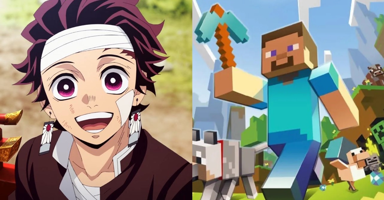 Artista fez um inusitado crossover entre Demon Slayer e Minecraft ...
