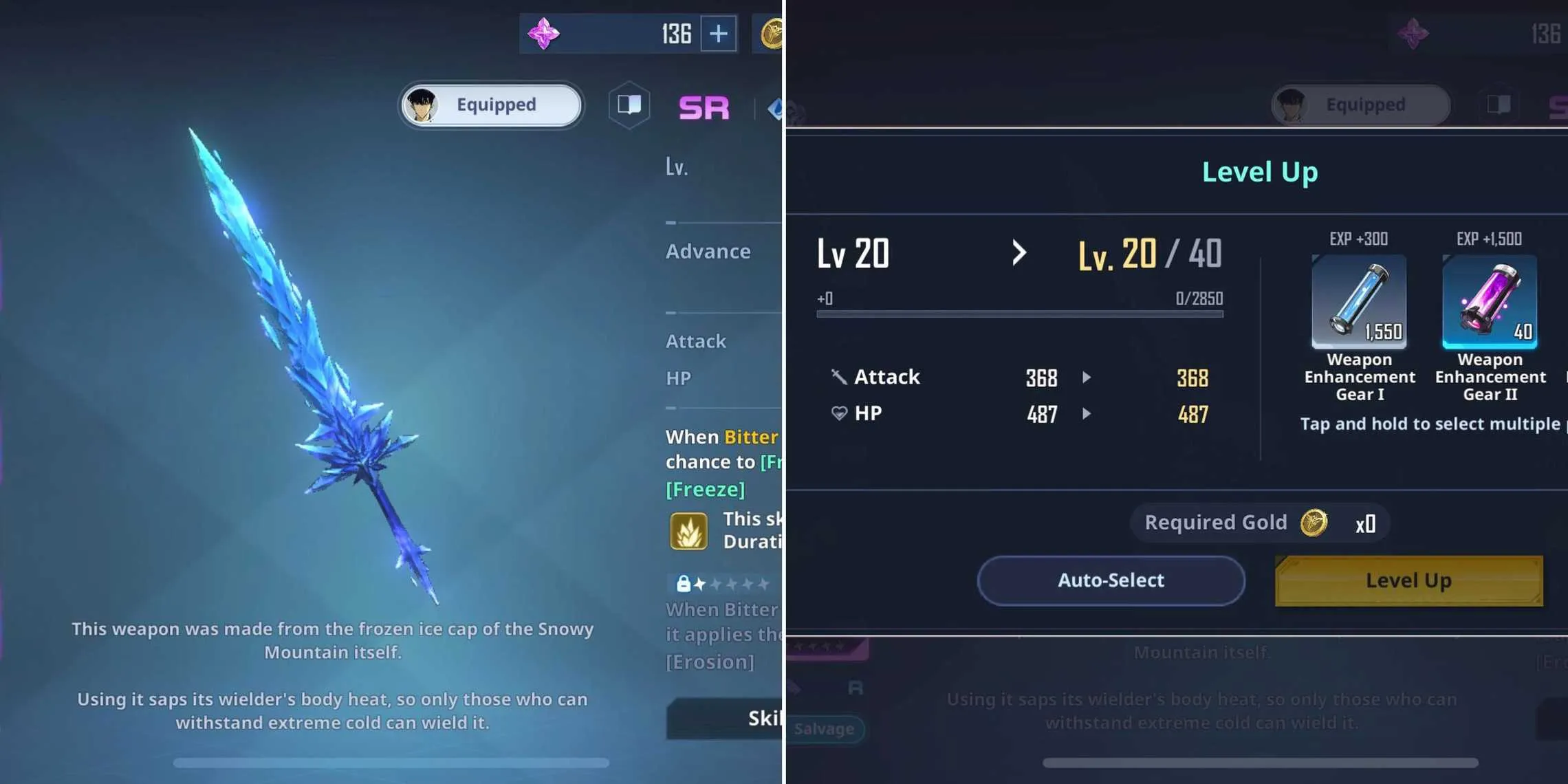 Como Melhorar Armas em Solo Leveling: Arise - Critical Hits