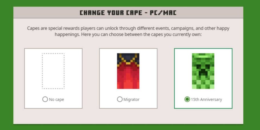 Como usar a Capa de Creeper no Minecraft - Critical Hits