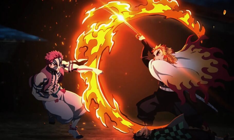 Em qual episódio de Demon Slayer Rengoku luta contra Akaza? - Critical Hits