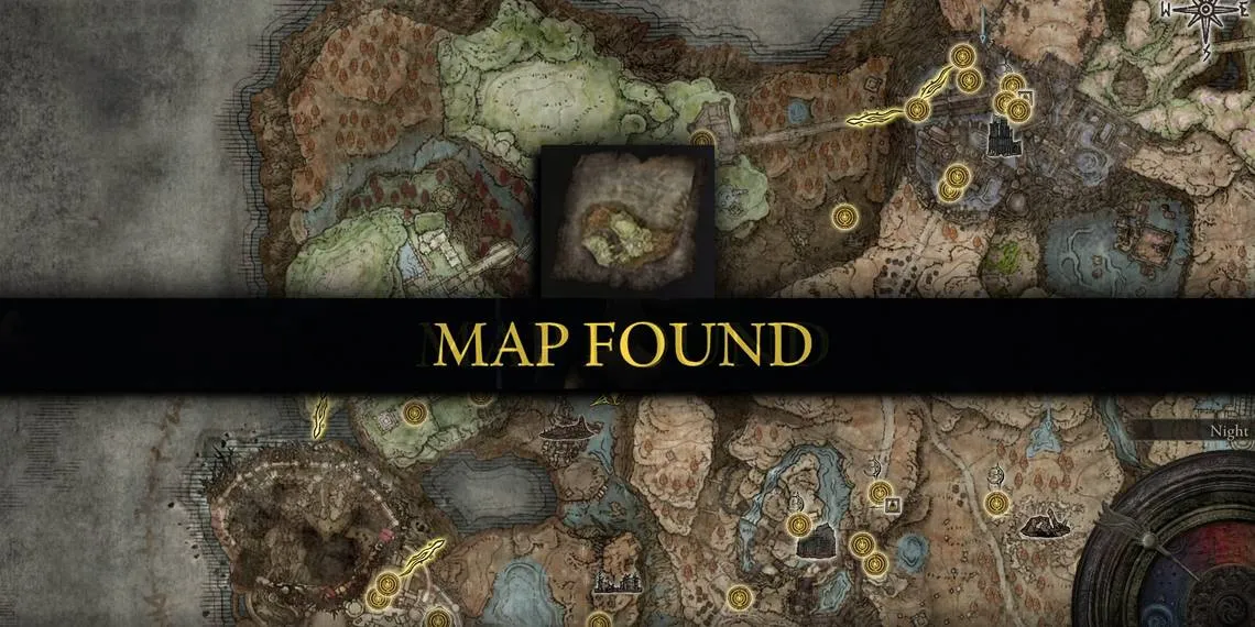 Localização do Fragmento do Mapa das Ruínas de Rauh em Elden Ring ...