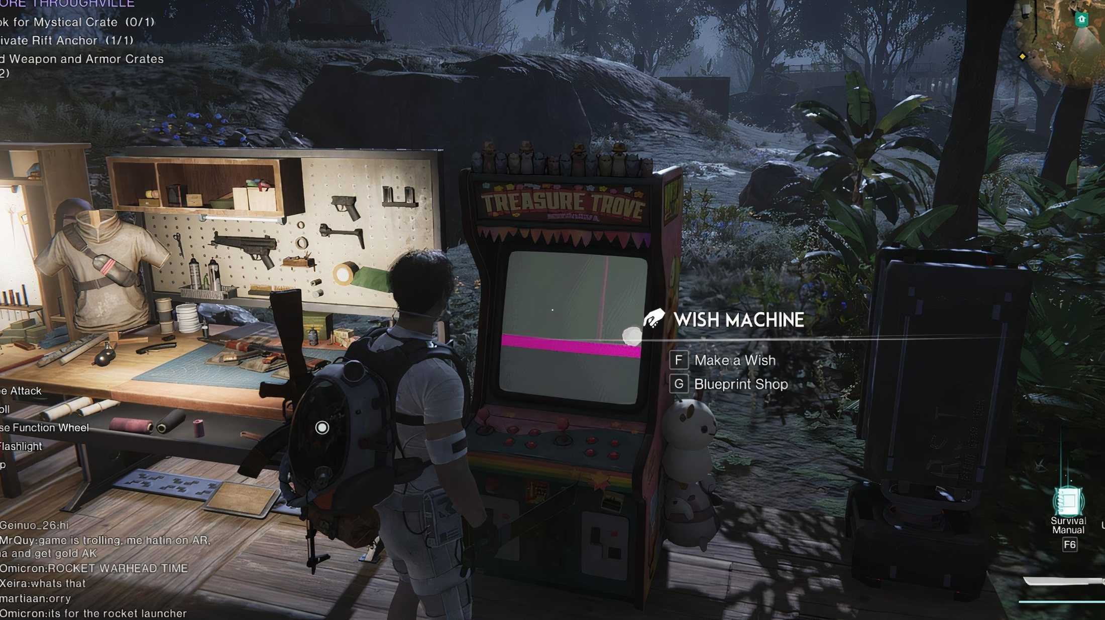 Como usar a Máquina de Desejos em Once Human - Critical Hits