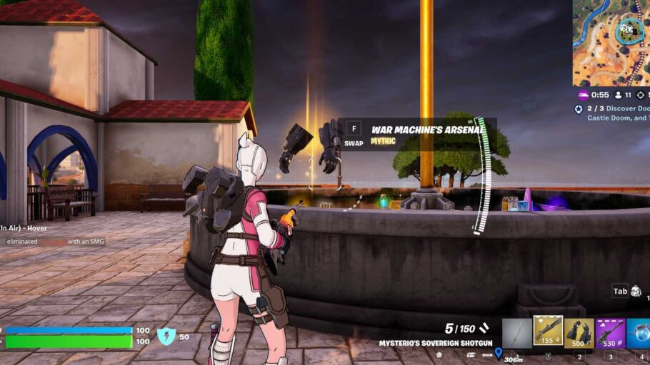 Como encontrar o arsenal do Máquina de Combate no Fortnite - Critical Hits