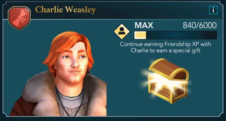 Hogwarts Mystery - Guia de amizade e respostas com Charlie Weasley