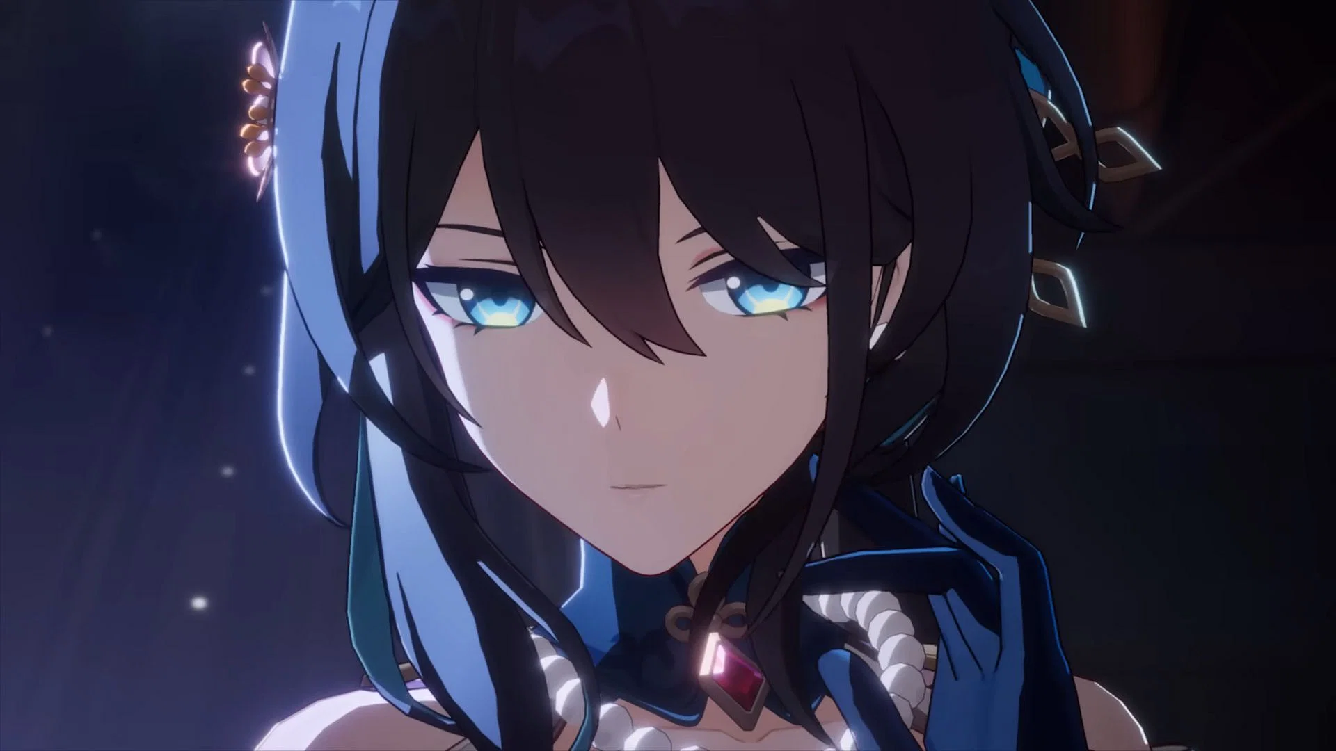 Este é um esplêndido cosplay da Ruan Mei de Honkai: Star Rail ...