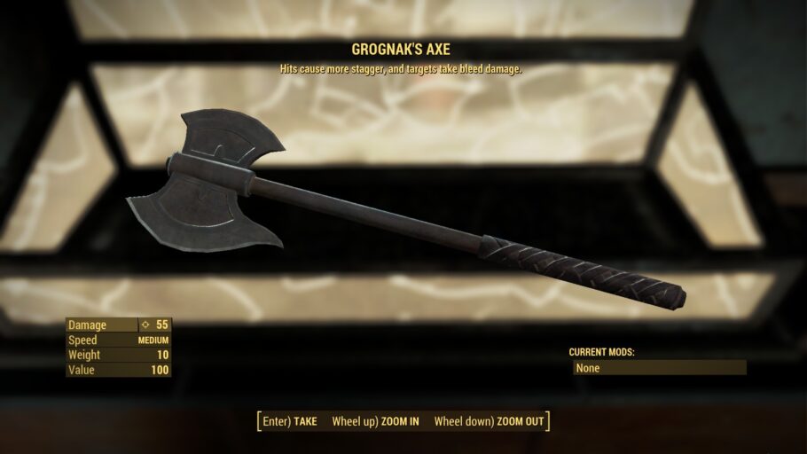 Fallout 4 - Tudo sobre o Grognak’s Axe - Critical Hits