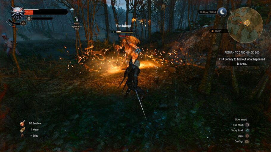 The Witcher 3 Detonado - Retorno ao Pântano de Crookback - Critical Hits