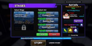 Roblox Anime Vanguards - Como desbloquear Paragon Stages - Critical Hits