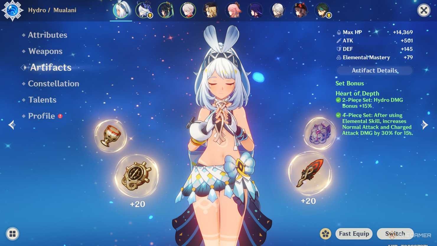 Genshin Impact 5.0 - Guia de Build de Mualani - Critical Hits