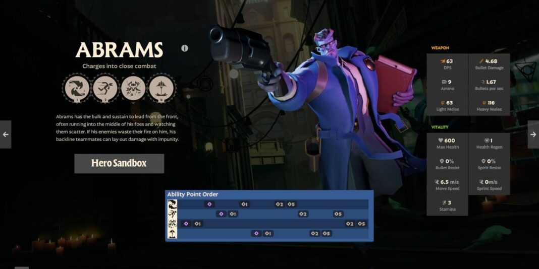 Deadlock - Guia de Build para Abrams - Critical Hits