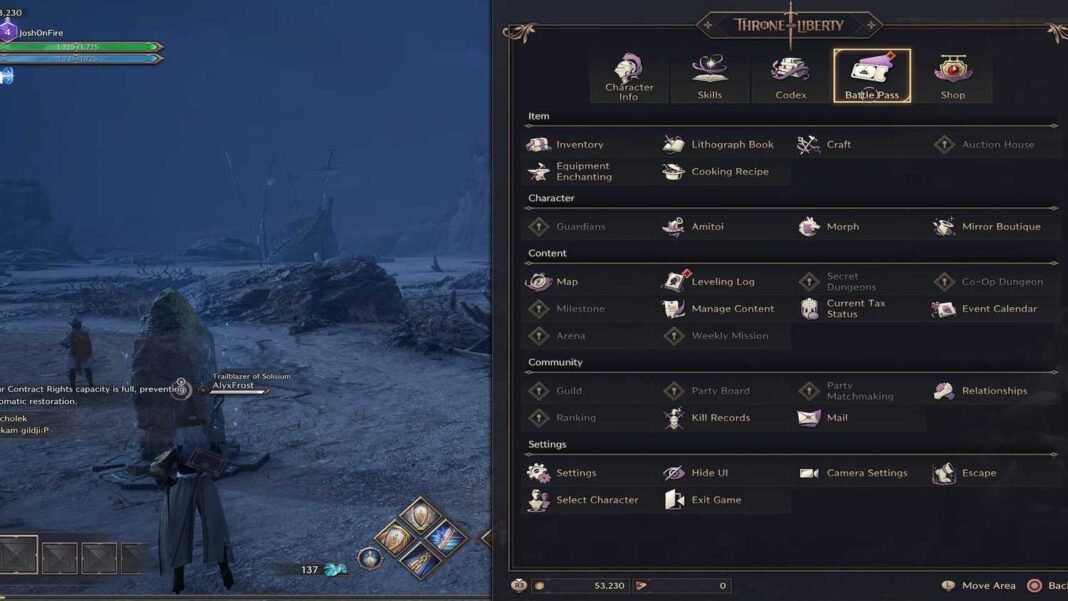 Throne and Liberty - Saiba como ativar o cursor no console - Critical Hits