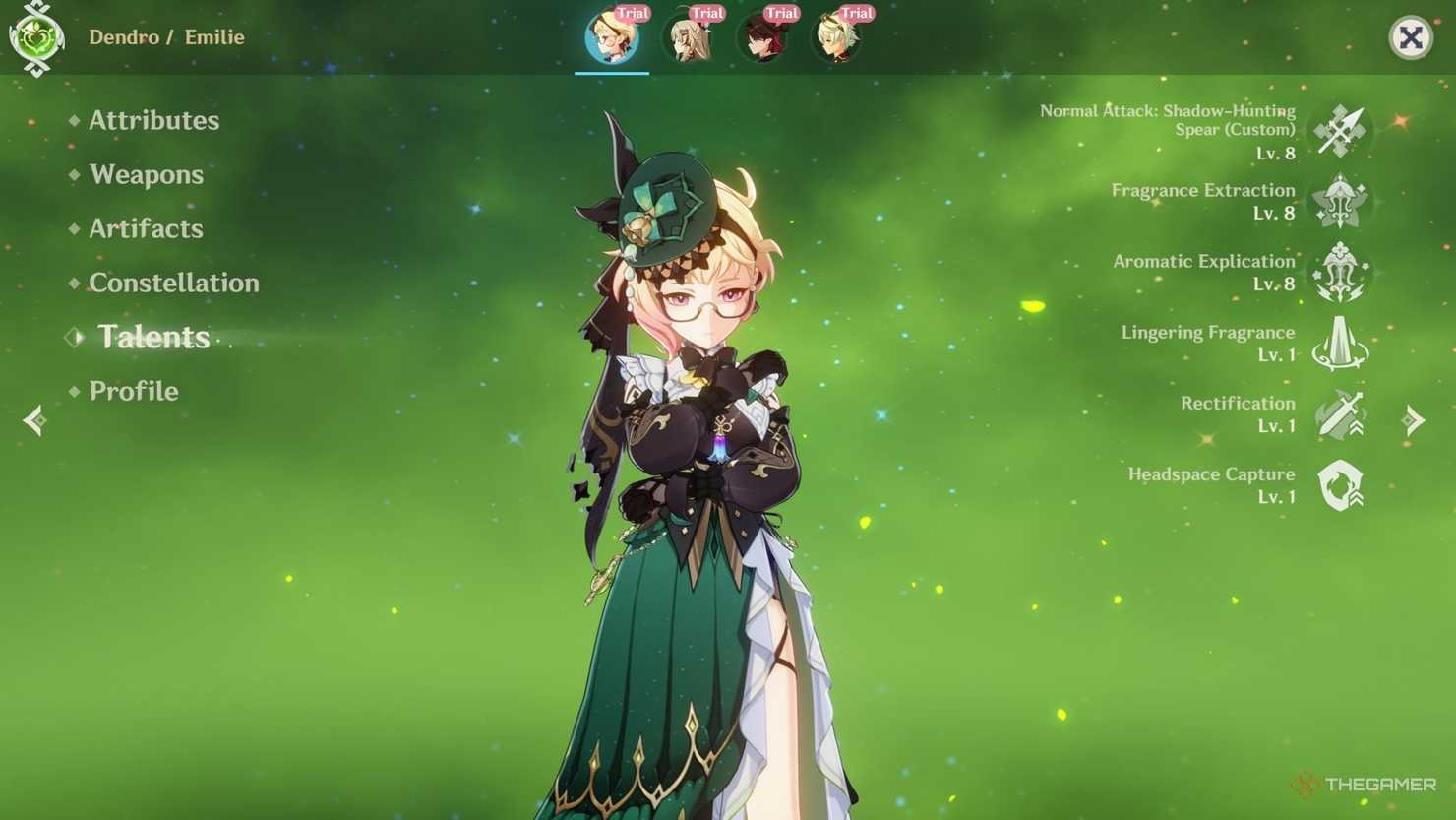 Genshin Impact 5.0 - Guia de Build de Emilie - Critical Hits