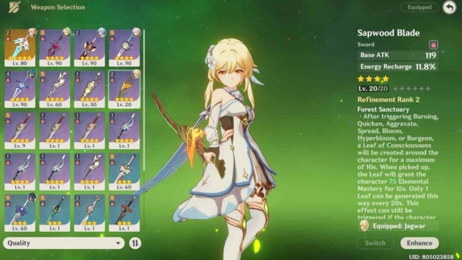 Genshin Impact - As melhores armas para Alhaitham - Critical Hits