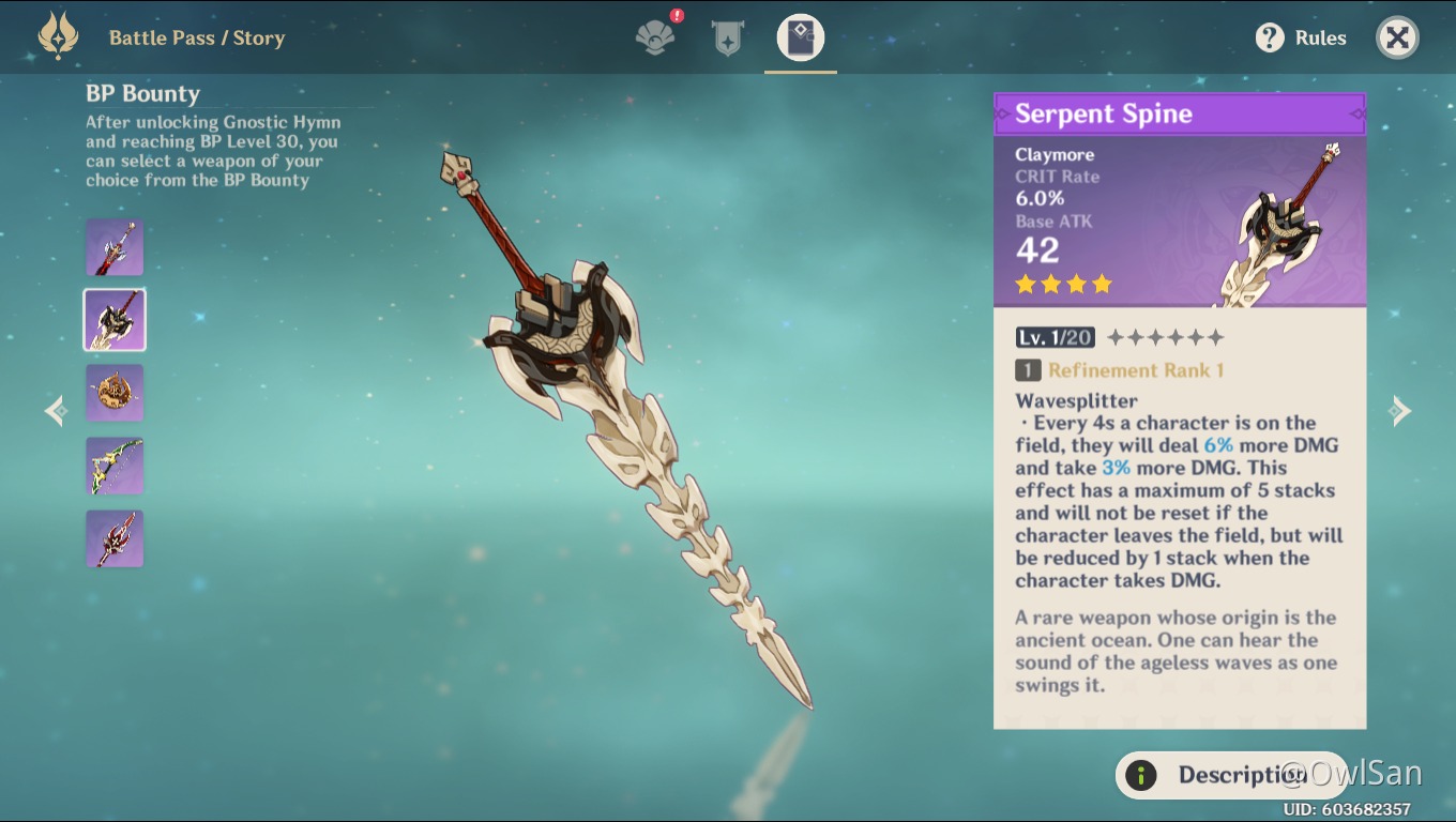 Genshin Impact - As melhores armas para Eula - Critical Hits