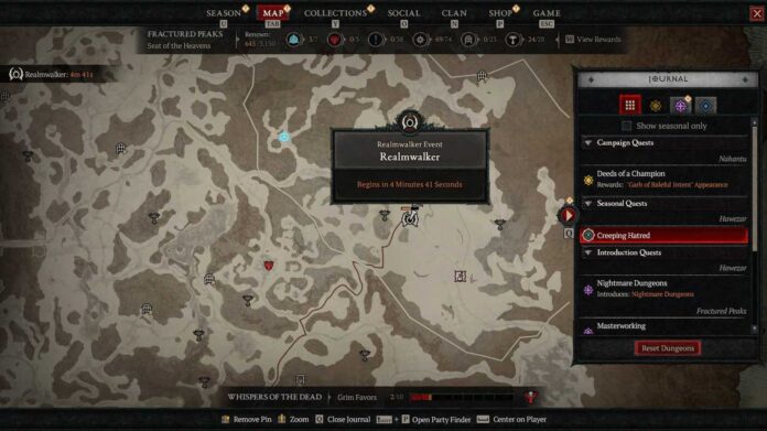 Diablo 4: Hatred Rising - Como completar os eventos Realmwalker ...