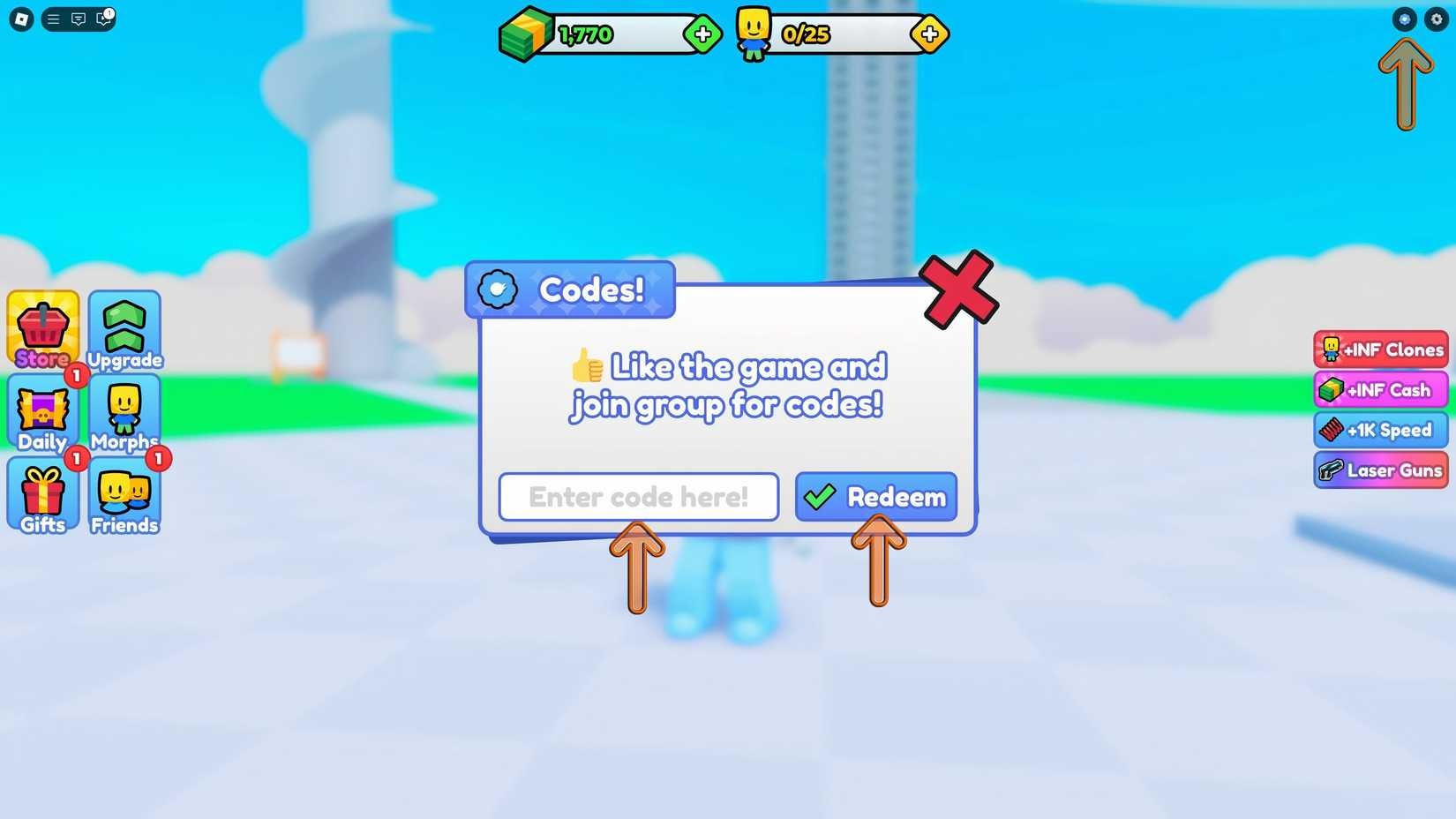 Roblox Clone Frenzy - Códigos de itens grátis (Novembro 2024 ...