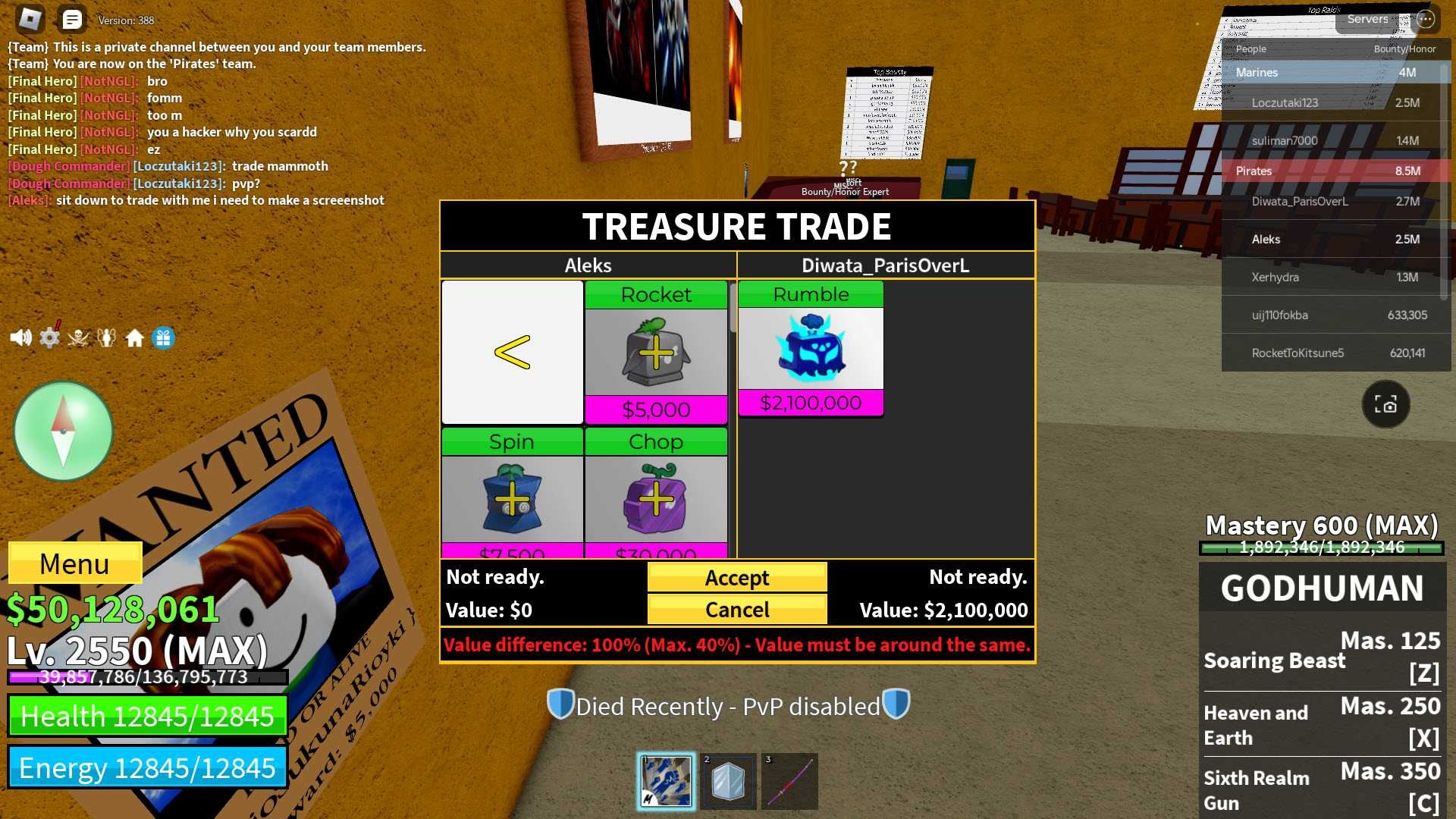 Roblox Blox Fruits - Entenda o sistema de Trocas - Critical Hits