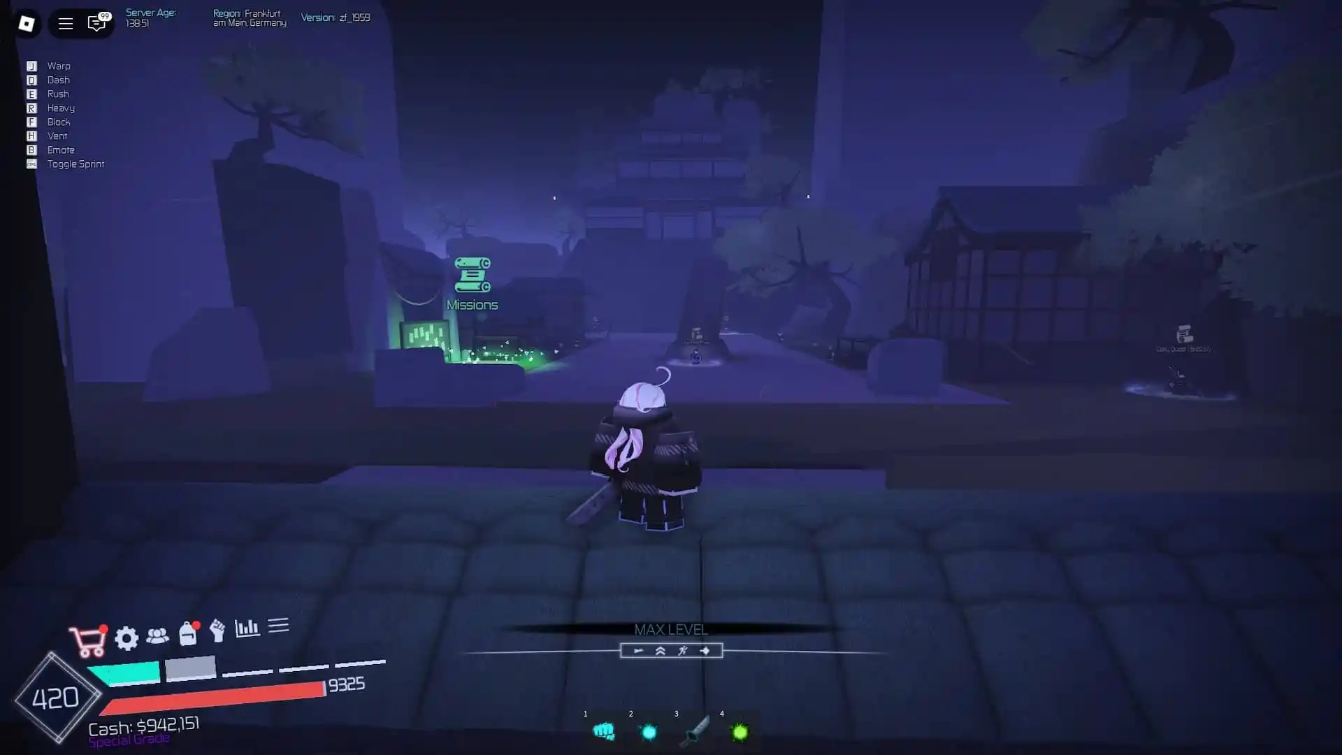 Roblox Jujutsu Infinite - Todas as localizações e NPCs - Critical Hits