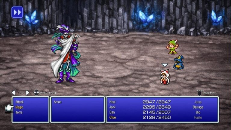 Final Fantasy III Pixel Remaster - Guia da Platina - Critical Hits
