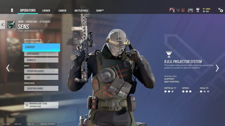 Rainbow Six Siege - O melhor loadout para Sens - Critical Hits