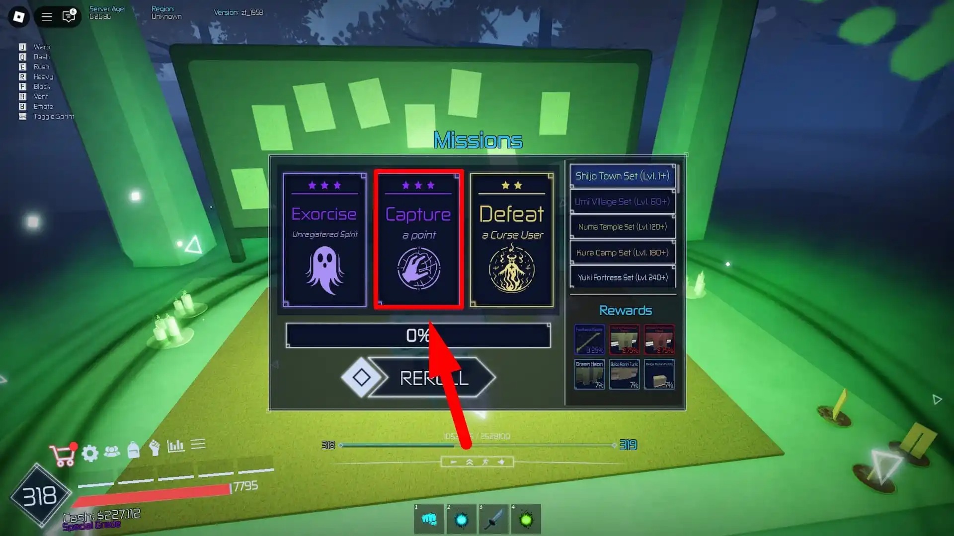 Roblox Jujutsu Infinite - Como subir de nível rapidamente - Critical Hits