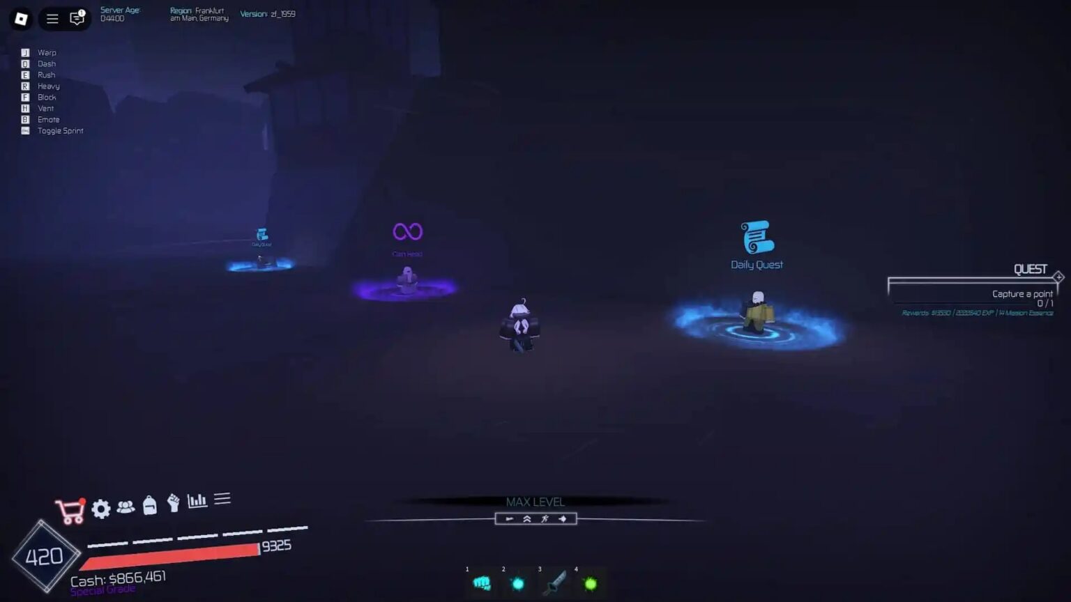 Roblox Jujutsu Infinite - Guia das missões diárias - Critical Hits