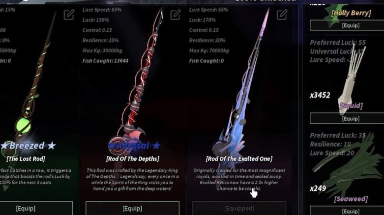 Roblox Fisch - Como obter a Vara do Exaltado - Critical Hits