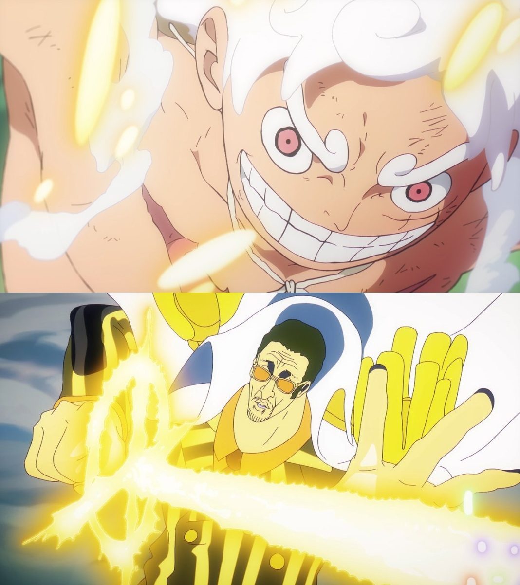 One Piece Episódio 1127 revela imagens das lutas de Luffy e Kizaru ...